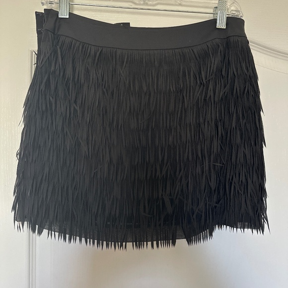 Express | Skirts | Express Fringe Mini Skirt | Poshmark
